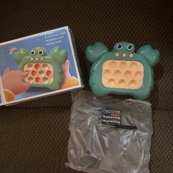 Toys | New Green Crab Pop It Puzzle Game Toy Travel Antianxiety Autism ...